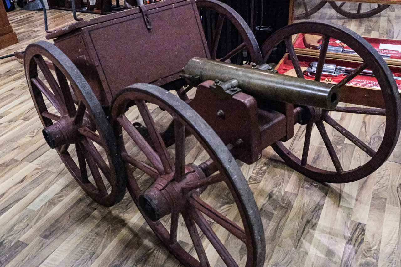 Exceptional Strong Firearms Co Signal Cannon w/Original Field Carriage ...
