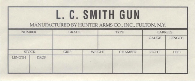 Galazan Products - Gunmaker Trade Labels/Hang Tags - Page 1 ...