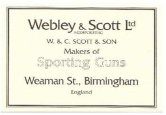 Webley & Scott Label