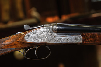 Gebruder Merkel - Model 1620 SLC, SxS, Full Sidelock, 20ga. 28" Krupp ...