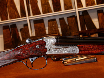 Merkel - 147E, SxS, Scalloped Boxlock, 20ga. 26 3/4" Barrels Choked CYL ...