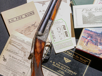 A.H. Fox - A Grade, SxS, 16ga. 28" Chromox Steel Barrels Choked IM/F ...