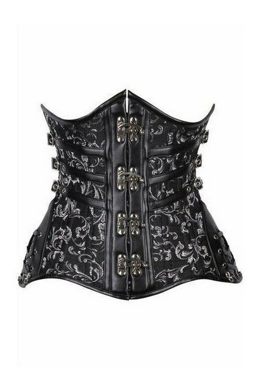 Plus Size Top Drawer Curvy Steampunk Steel Boned Under Bust Corset