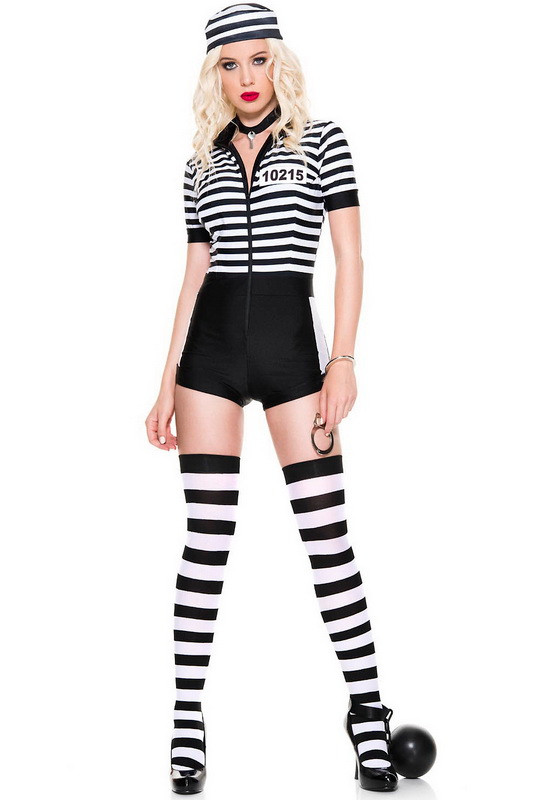 Guilty Inmate Costume - Spicy Lingerie
