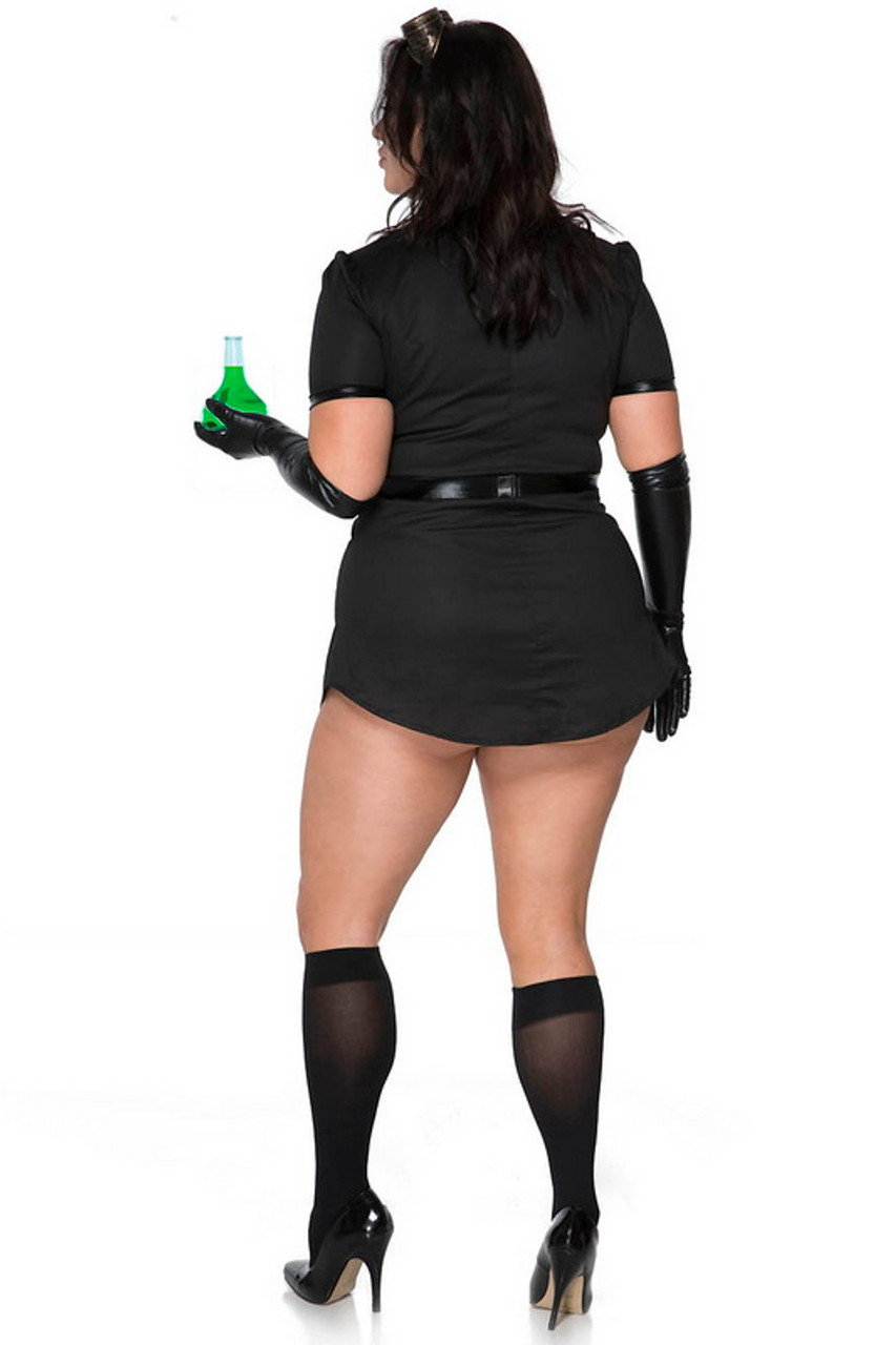 Plus Size Steampunk Scientist Halloween Costume Spicy Lingerie
