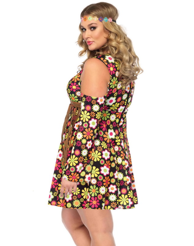 Plus Size Starflower Hippie Costume Spicy Lingerie