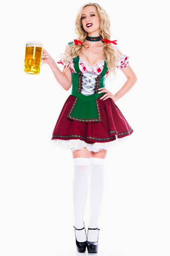 Flirty German Gal Halloween Costume - Spicy Lingerie