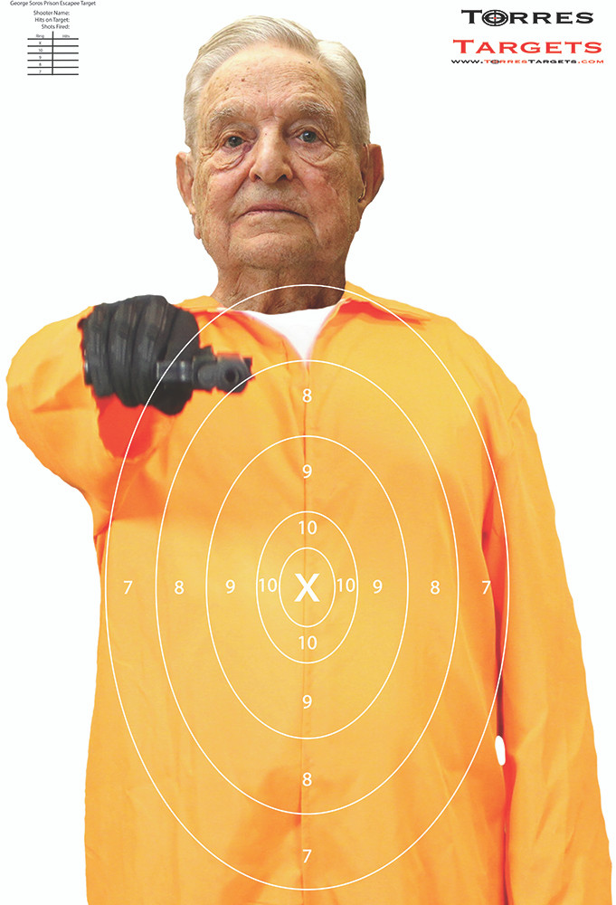 George Soros Prison Escapee Shooting Target