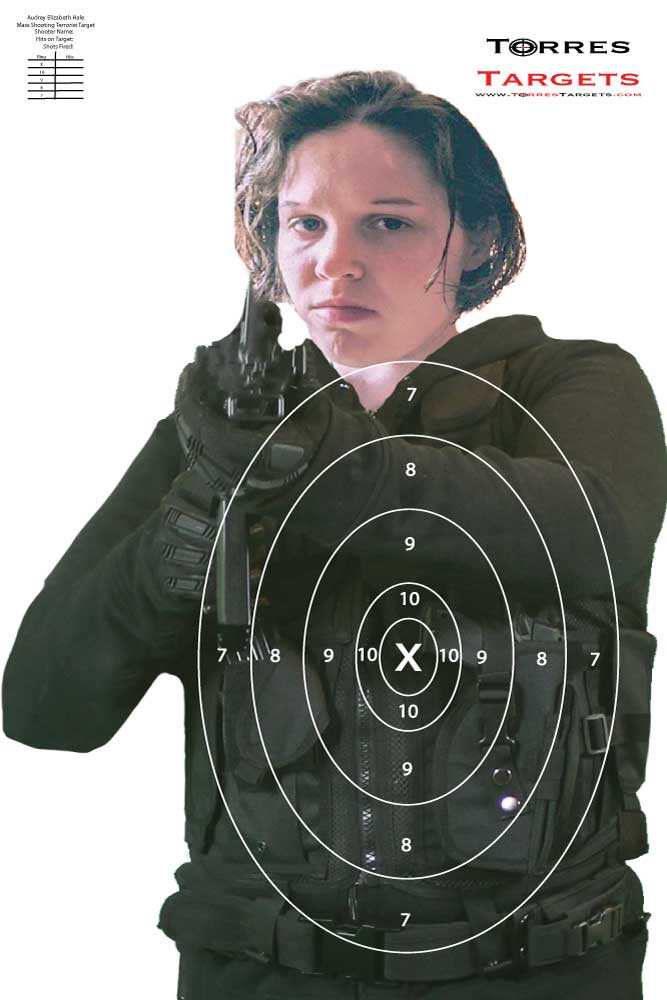 Audrey Elizabeth "Aiden" Hale Paper Shooting Target - Mass Shooting ...