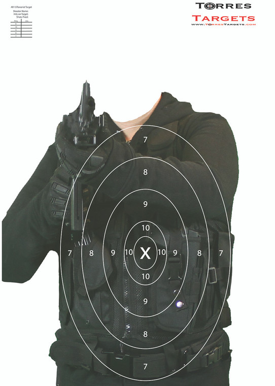 Custom Targets - Add a face to a Paper Shooting Target