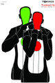 Hostage Taker Silhouette Paper Shooting Target from TorresTargets.com