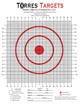 50 Yard MOA Paper Shooting Target 8.5x11 inches