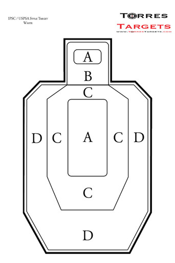 IPSC & USPSA Style Paper Shooting Target - White