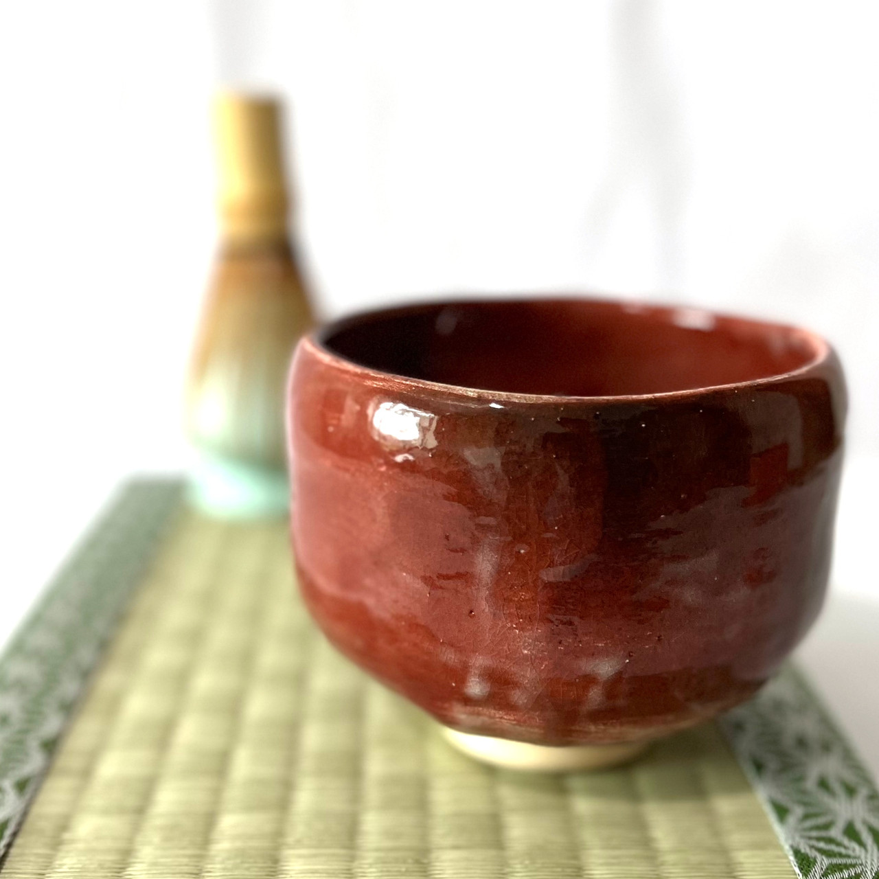 Fukuakaraku Rikyu-Chawan Raku Matcha Bowl | Tealife