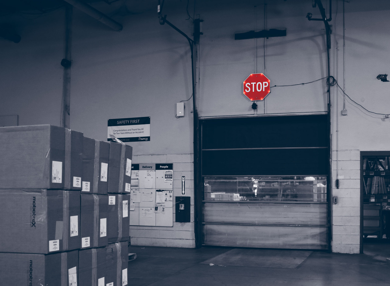Indoor BlinkerStop® Flashing LED Sign - TAPCO - Traffic and Parking ...