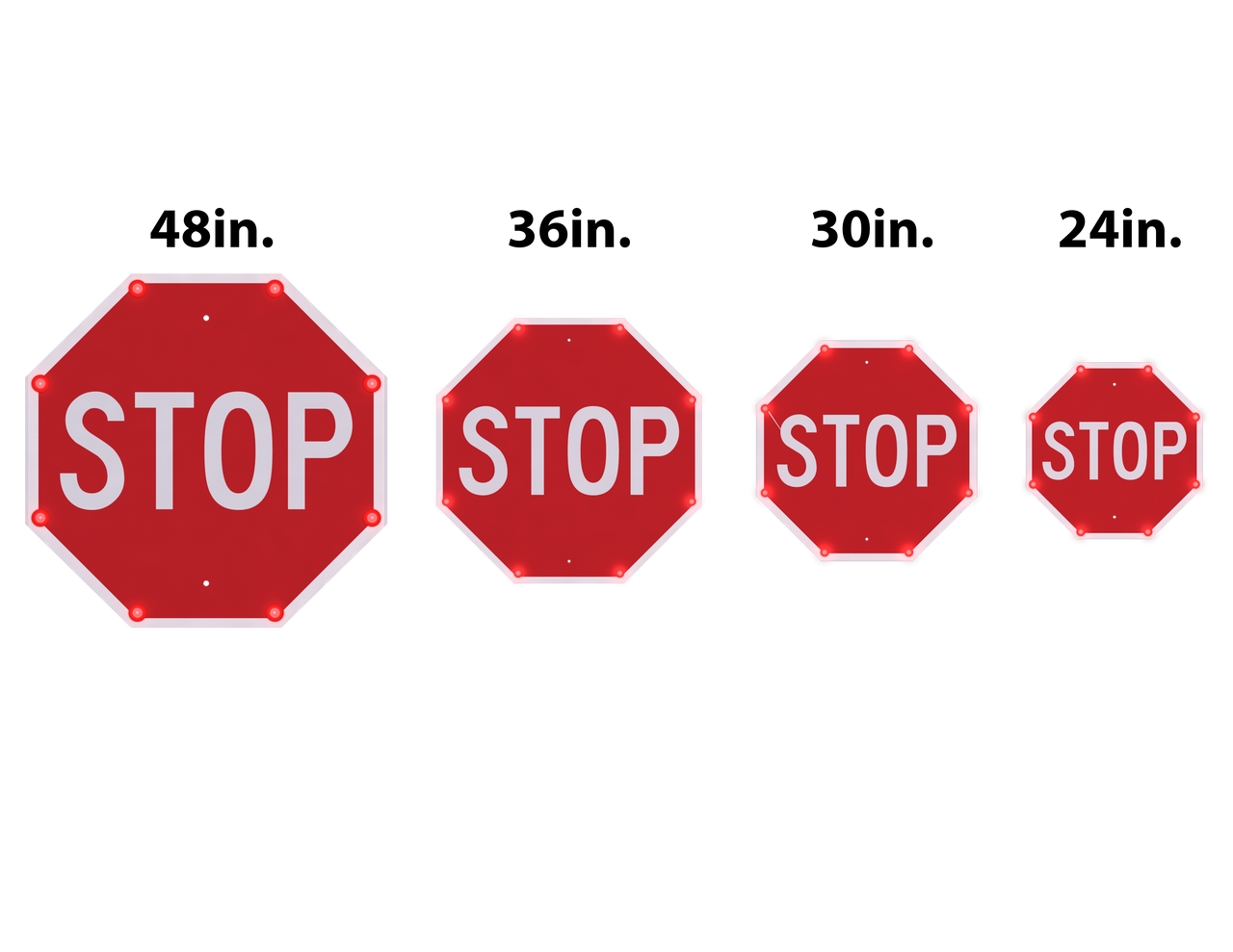 BlinkerSign® Flashing LED YIELD Sign R1-2 - Intersection Conflict ...