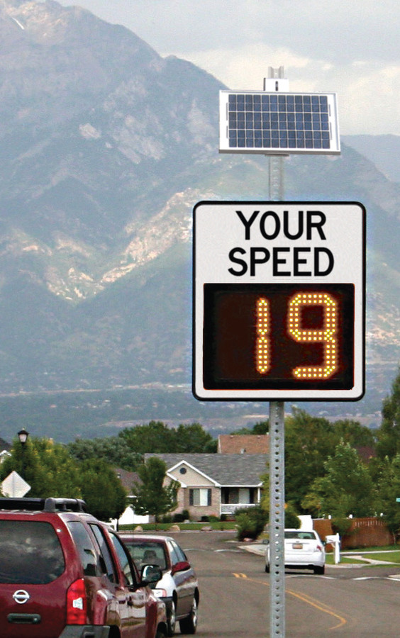 SafePace 100® 11" Radar Feedback Sign - Radar Feedback Signs | TAPCO