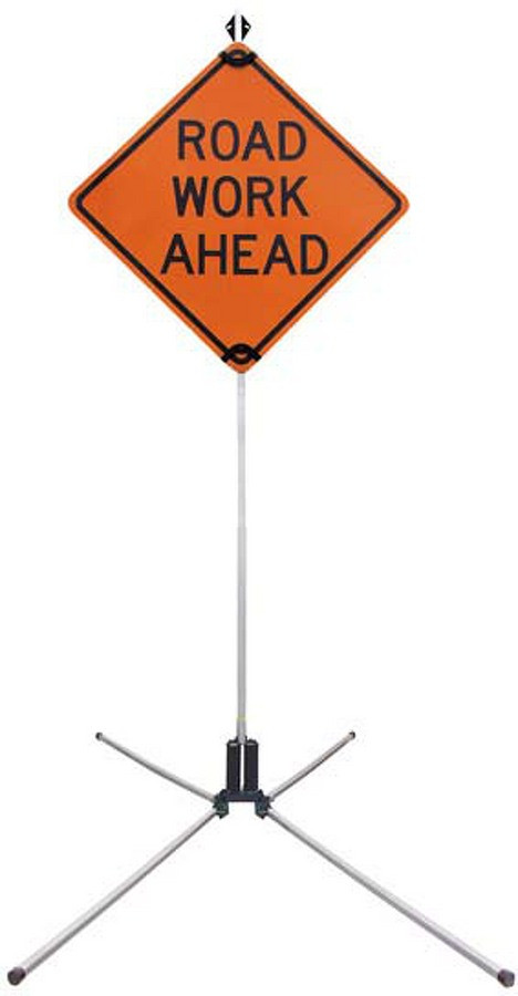 Standard WindMaster® Flexing Rigid/Roll-Up Sign Stands - Rigid Sign ...