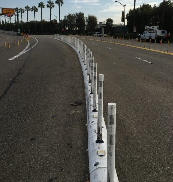 Original Tuff-Curb® Traffic Separator Curb - Modular Curb Systems | TAPCO