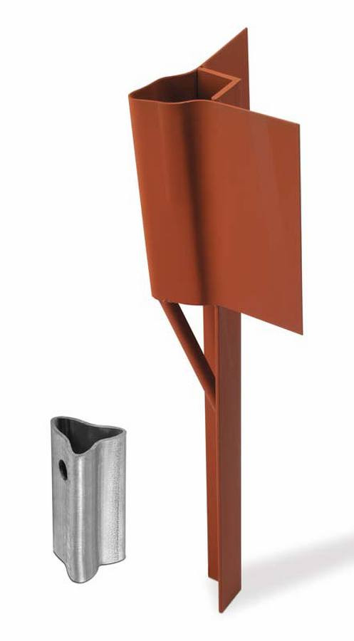 V-Loc® Post Anchor for Round 2 3/8" Posts - Breakaway Post Anchors | TAPCO