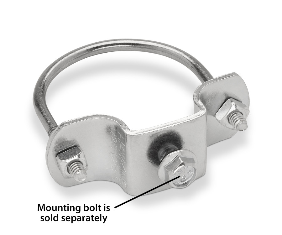 Single Clamp-On U-Bracket Sets - Sign Mounting Hardware | TAPCO
