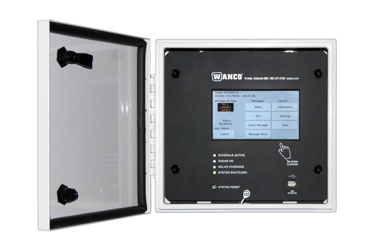 Metro Compact Solar Message Sign Trailer - Message Display Boards | TAPCO