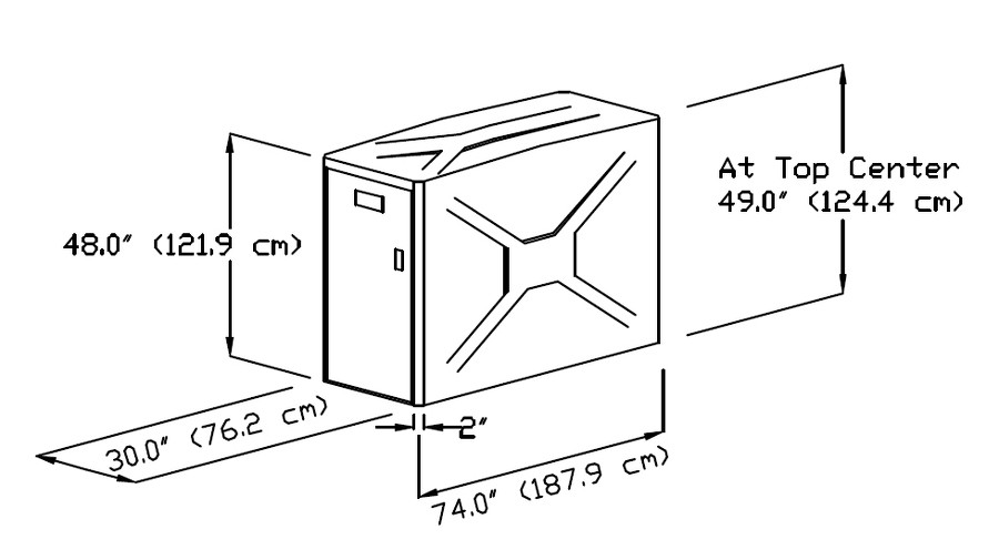 Bike-Shell Bike Locker Model 301 - Bike Lockers | TAPCO