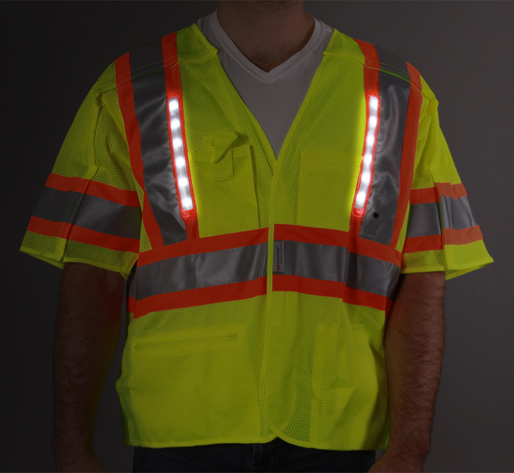 Hi-Vis LED Safety Vests - TAPCO - Traffic and Parking Control Co., LLC