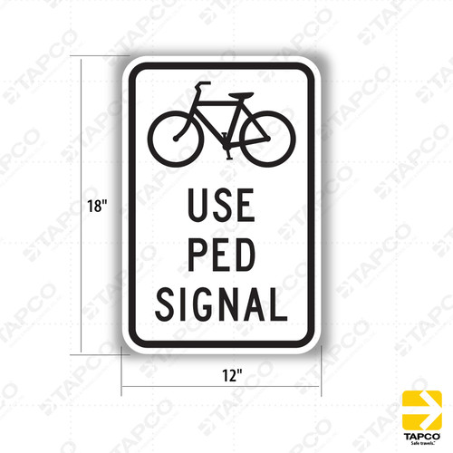 R4-11 BICYCLE (SYMBOL) MAY USE FULL LANE Sign - Lane Control Signs | TAPCO