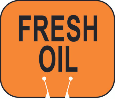 Cone and Delineator Fresh Oil Sign - Cone Signs | TAPCO