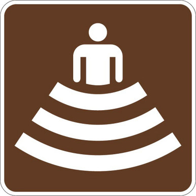 Amphitheater (Symbol) Sign RS-070 - NPS (National Park Service) Signs ...