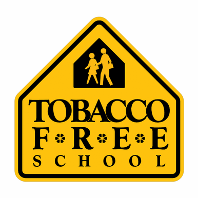 TOBACCO FREE SCHOOL with Symbol Sign ST-1 - School Signs | TAPCO