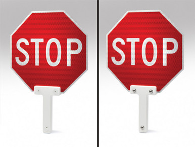 STOP/STOP Hand-Held Paddles - Traffic Paddles | TAPCO