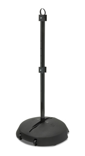 Round Wheeled Sign Base with Pole - Portable Bases | TAPCO