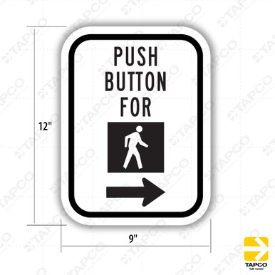Push Button for Walk (Ped Symbol) Arrow Right (Symbol) - Lane Control ...
