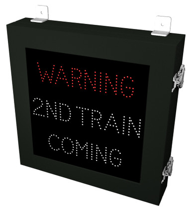 Pre-Emptive Rail Warning Sign "Warning | 2nd Train Coming" - Pre ...