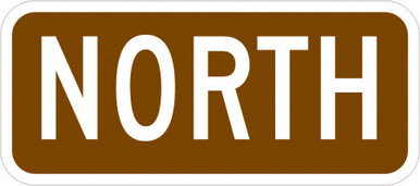 Route Marker Sign (NORTH) - USDA Forest Service Signs | TAPCO