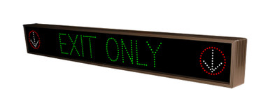 TCL Direct-view LED Sign Circle with Down Arrow "EXIT" - LED & Blank ...