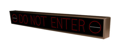 TCL Direct-view LED Sign "DO NOT ENTER" with Symbols - LED & Blank-out ...