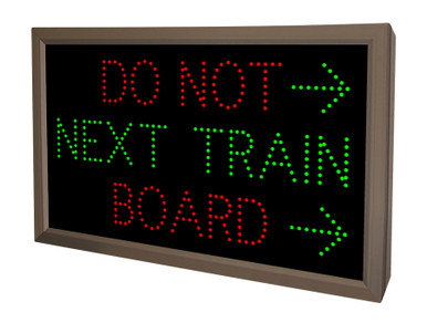 TCL Direct-view LED Sign "Next Train" | "Do Not Board Next Train" | "Do ...