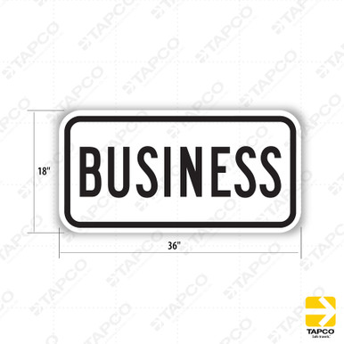 M4-3 BUSINESS Sign - Auxiliary Signs | TAPCO