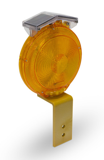 Solar A & C Barricade Light, Bracket Mount - Barricade Lights | TAPCO