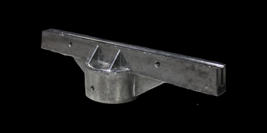 12" Slotted Flat Post Top Bracket for 2 3/8" OD Pole - Sign Mounting ...