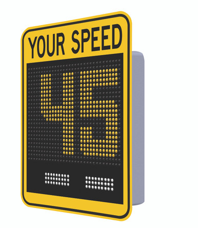 SafePace® Evolution 15FM Full Matrix Radar Feedback Sign - Full Matrix ...