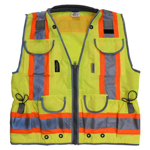 RADIAN SV55-2ZGD - SV55 -Heavy Woven Engineer Vest Two-Tone - Get It At ...