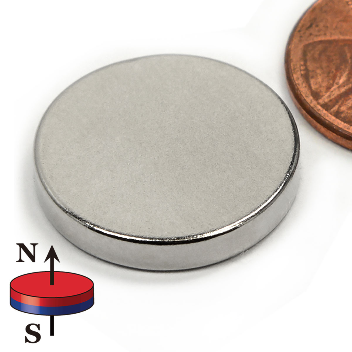 N42 3/4x1/8 Neodymium Magnets | Disc Magnet ND044-42NM