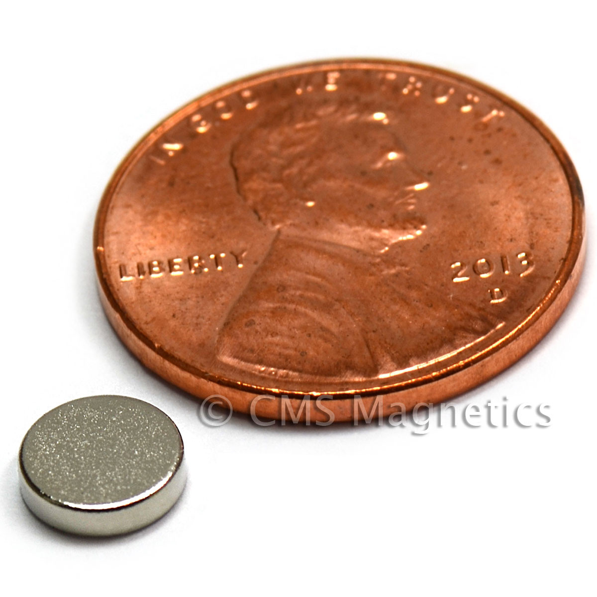 N45 Small Disc Magnets | Neodymium Magnets Dia 1/4x1/16"