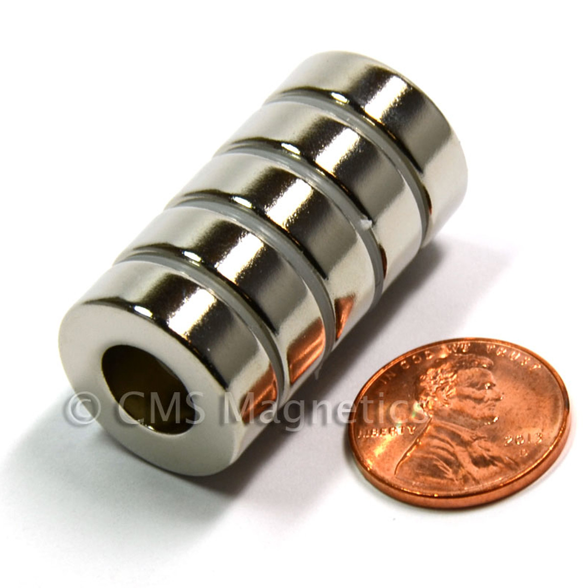 N42 Ring Magnet 3/4xID3/8x1/4 | Neodymium Magnets
