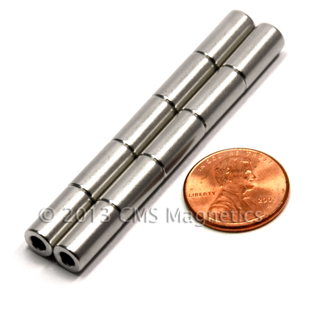 N42 Ring Magnet OD1/4xID1/8x1/2" Neodymium Magnet