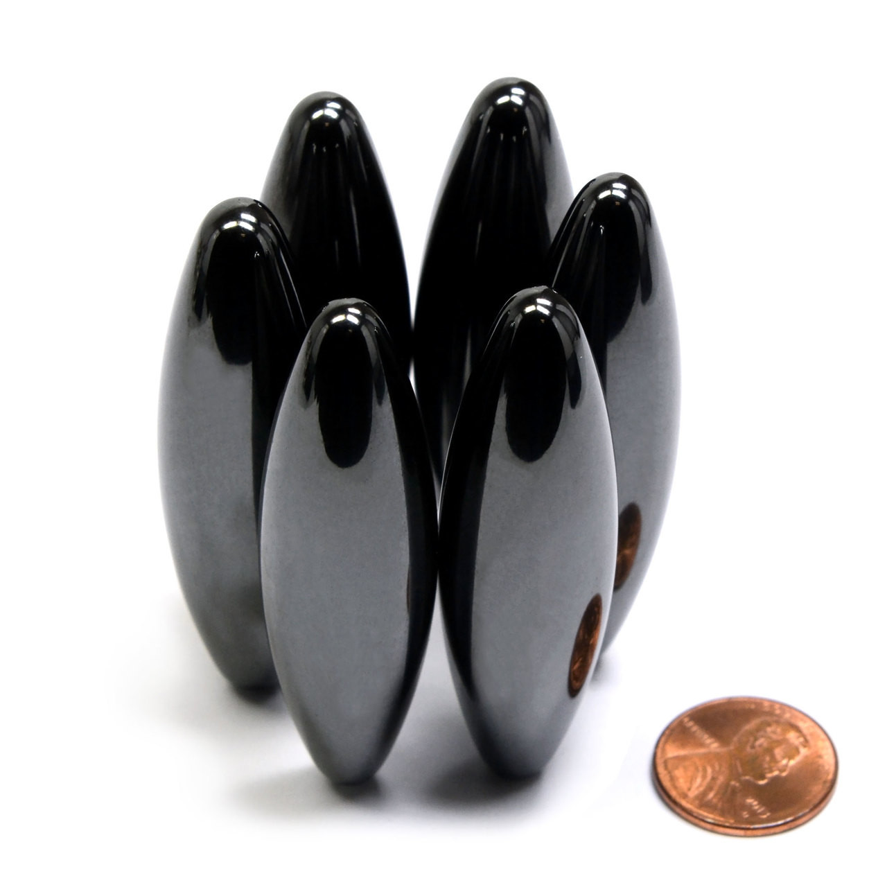 Rattlesnake Eggs Magnets 6-Piece Set | Fun Oval Magnetic Toys